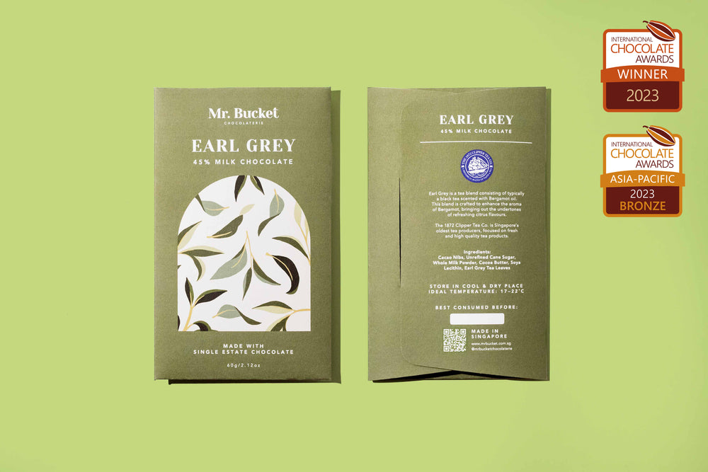 Earl Grey Chocolate Bar - Community Collection | Mr Bucket Chocolaterie